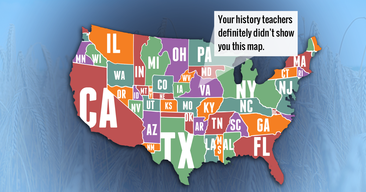 19 Unique Maps About The U.S. That Perfectly Describe America