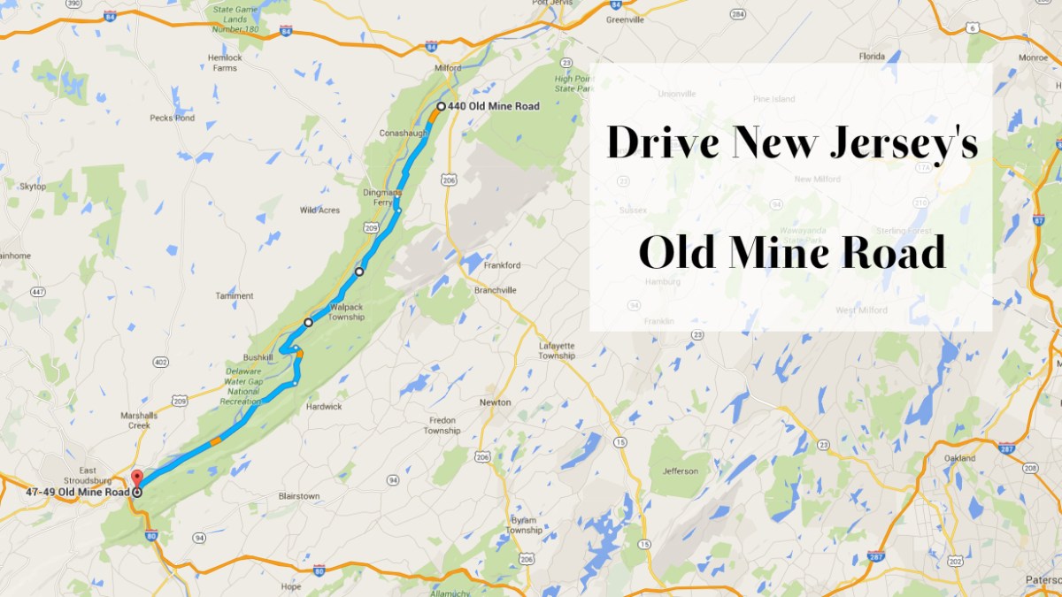 Old Mine Road Offers One Of The Best Scenic Drives In New Jersey