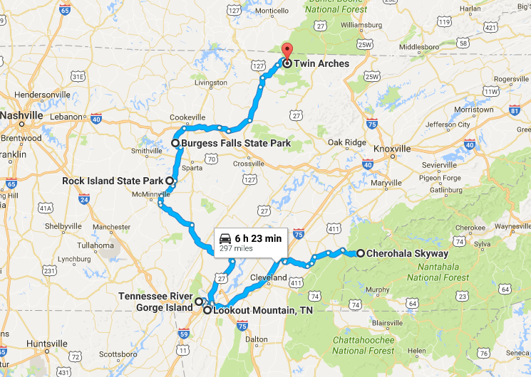 Explore Tennessee's Natural Wonders on a 6-Hour Road Trip