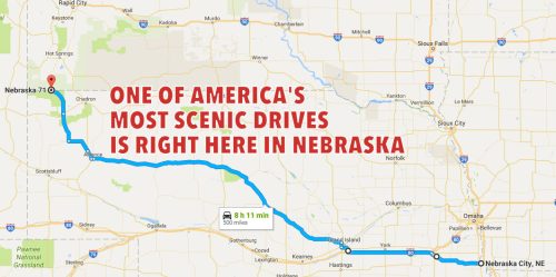 Nebraska Scenic Byways Map: Highway 2