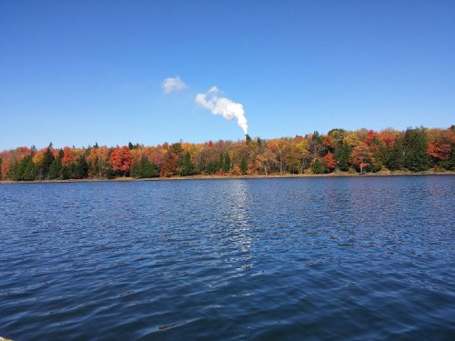 Mount Storm Lake In West Virginia Has Warm Water All Year