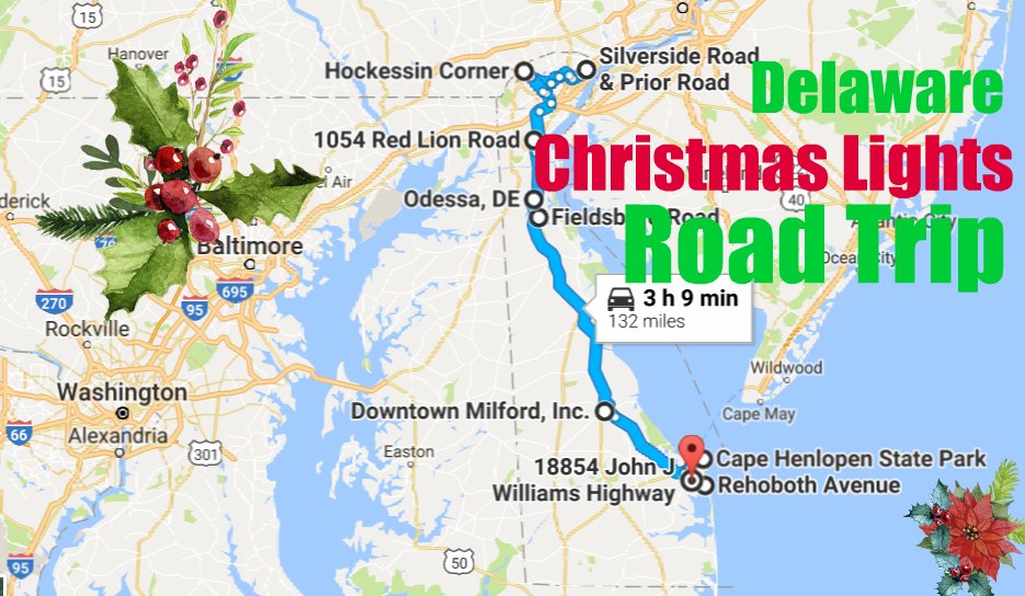 Holiday Road Trip To See The Best Christmas Lights In Delaware