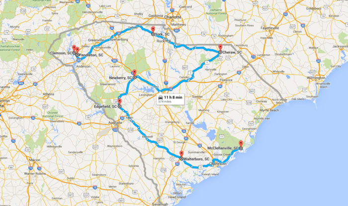 Take A Tour Of South Carolina With One Of These 9 Road Trips