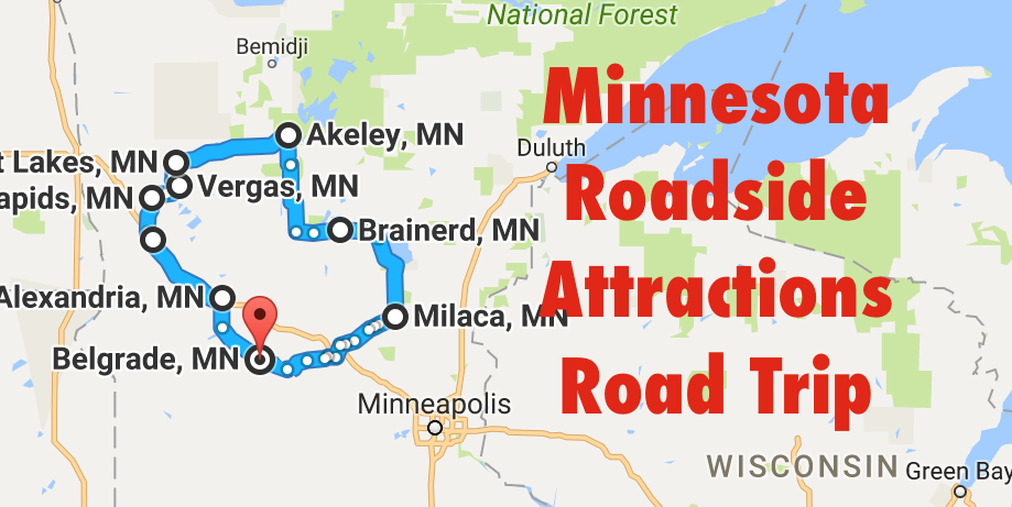 The Quirky Roadside Attractions Road Trip: Best Road Trips In Minnesota