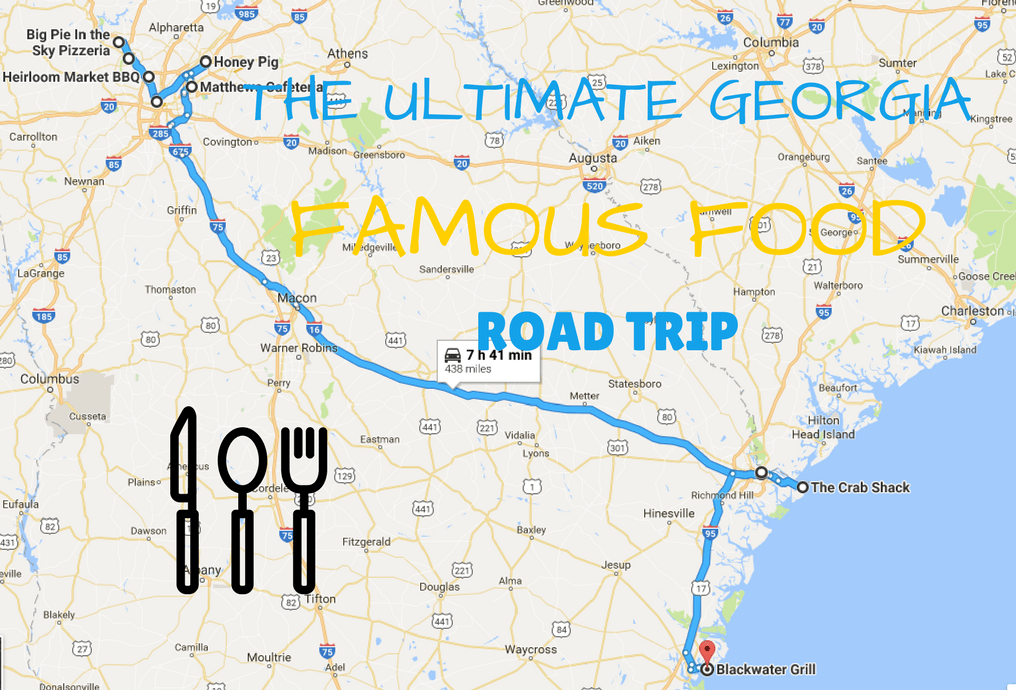 Try All The Famous Foods On One Of The Best Road Trips In Georgia