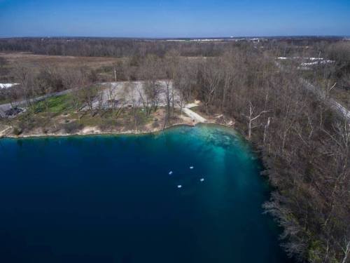 Natural Sapphire Swimming Pool: White Star Quarry In Ohio