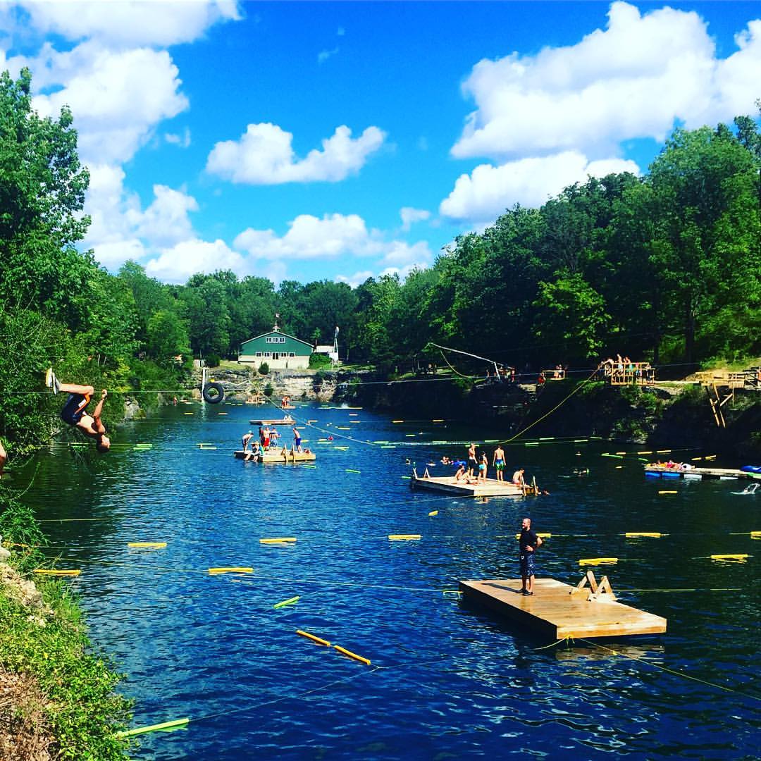 The Sapphire Natural Pool in Indiana That’s Devastatingly Gorgeous