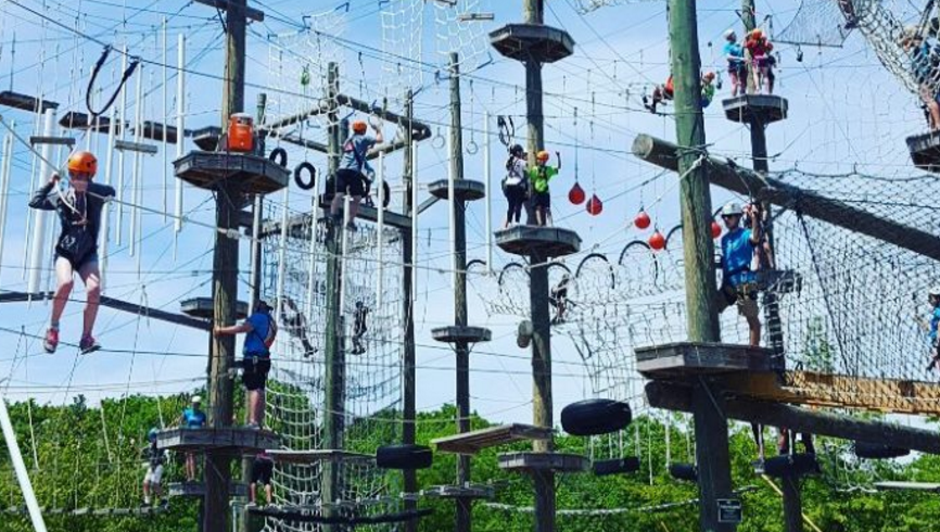 There’s An Adventure Park Hiding In The Middle Of A Maine Forest And ...