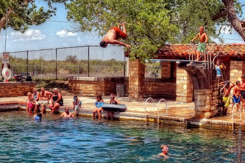 The World's Largest Natural Spring-Fed Swimming Pool Is In Texas