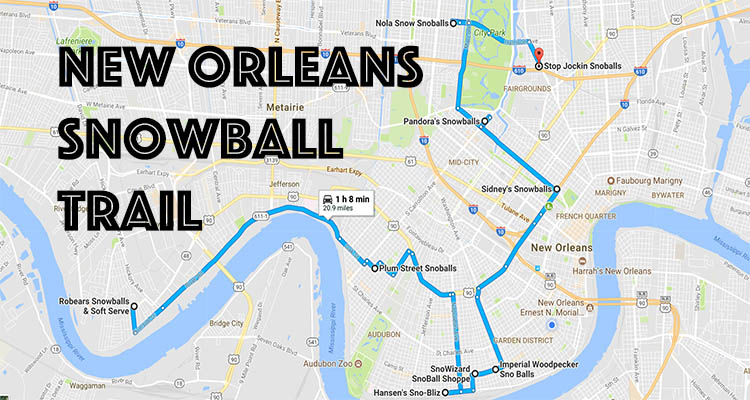 The Best Snowball Trail In New Orleans