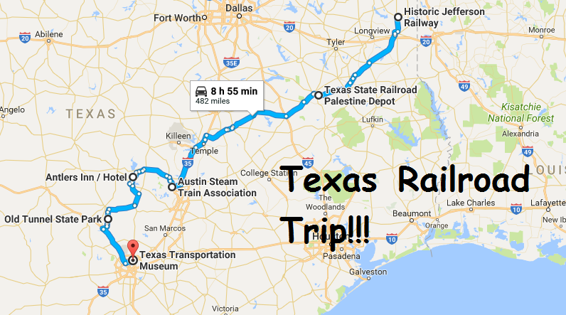 All Aboard For The Best Railroad-Themed Road Trip In Texas