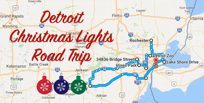 The Christmas Lights Road Trip Around Detroit That’s Nothing Short Of ...