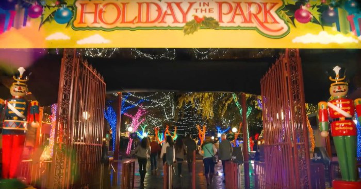 This Christmas Amusement Park Transforms Into A Wonderland