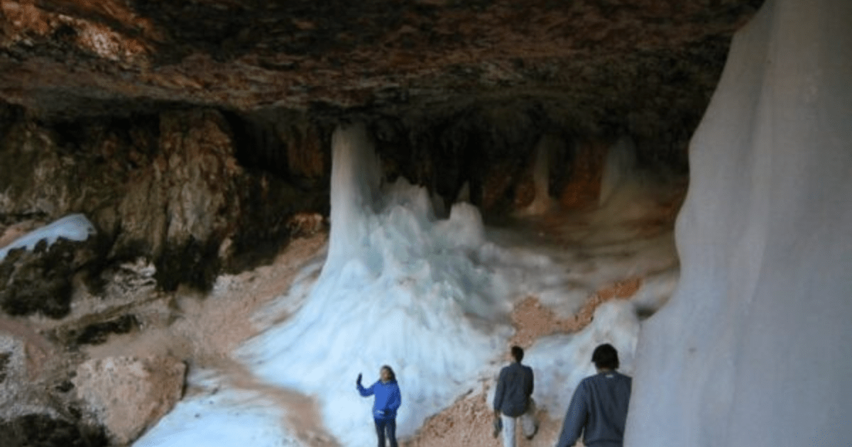 A Trip Inside Utah's Frozen Cave Is Positively Surreal