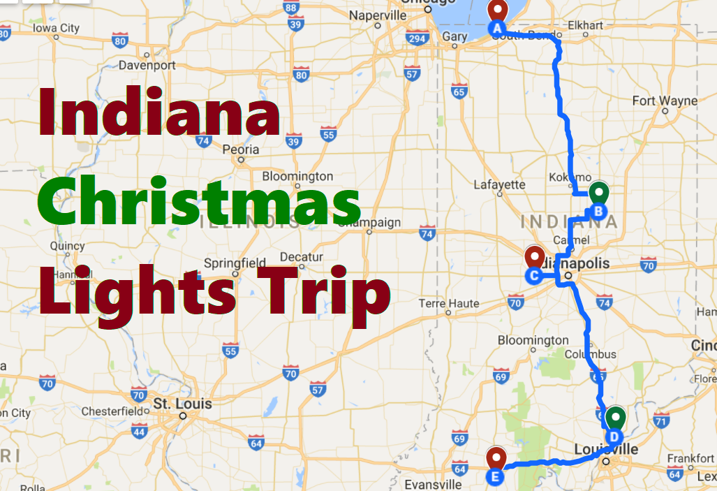 Here Are The Best Christmas Lights In Indiana