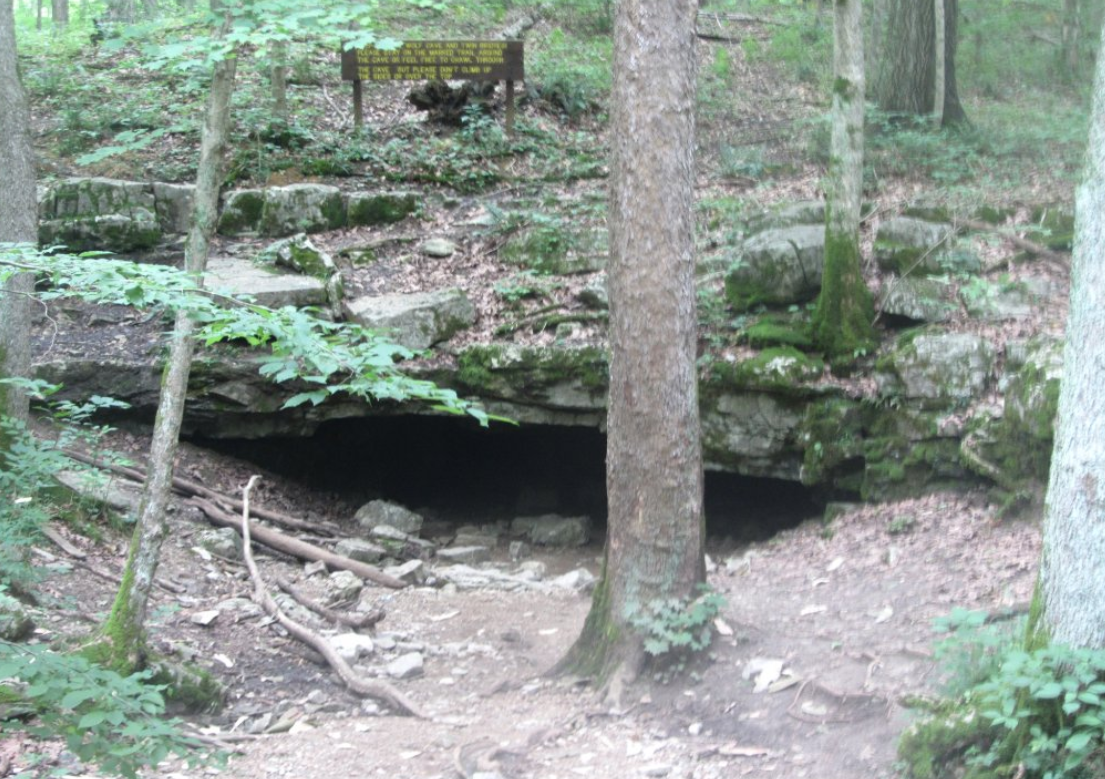 Wolf Cave Is A Little Known Indiana Cave In McCormick's Creek State Park