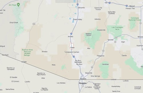 Mapa De Tubac, Arizona Maps | Tubac Presidio State Historic Park