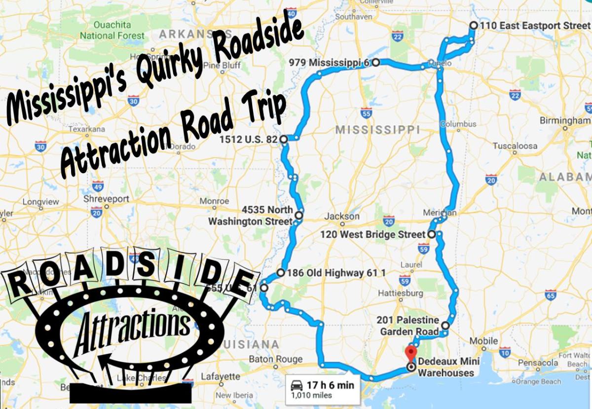 The Ultimate Mississippi Roadside Attractions Road Trip
