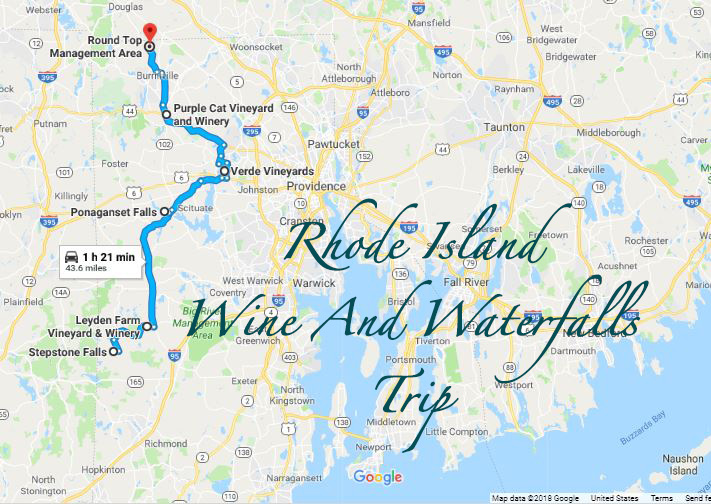 Explore Rhode Island's Wineries and Waterfalls in One Day
