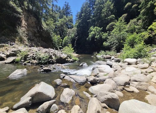 The Garden Of Eden In Santa Cruz Is A Swimming Hole In NorCal