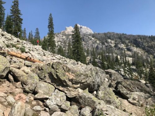 Delta Lake Trail In Wyoming Features Breathtaking Views