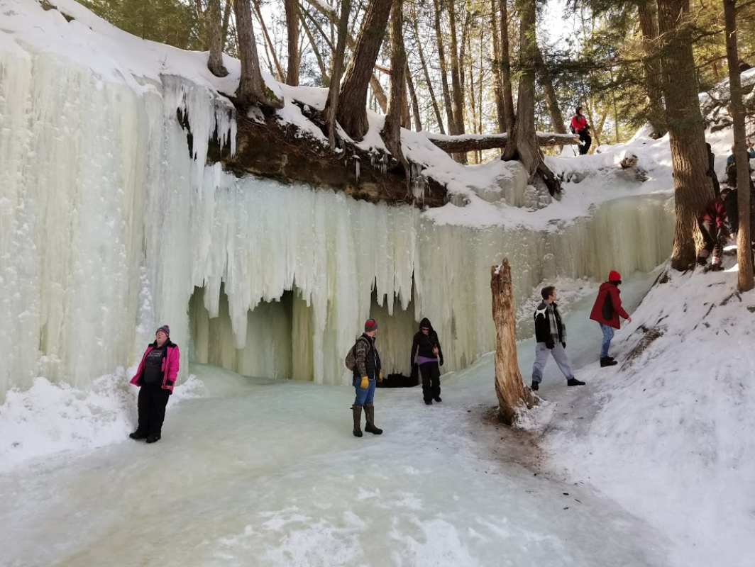 Eben Ice Caves Are Most Beautiful Frozen Caves In Michigan