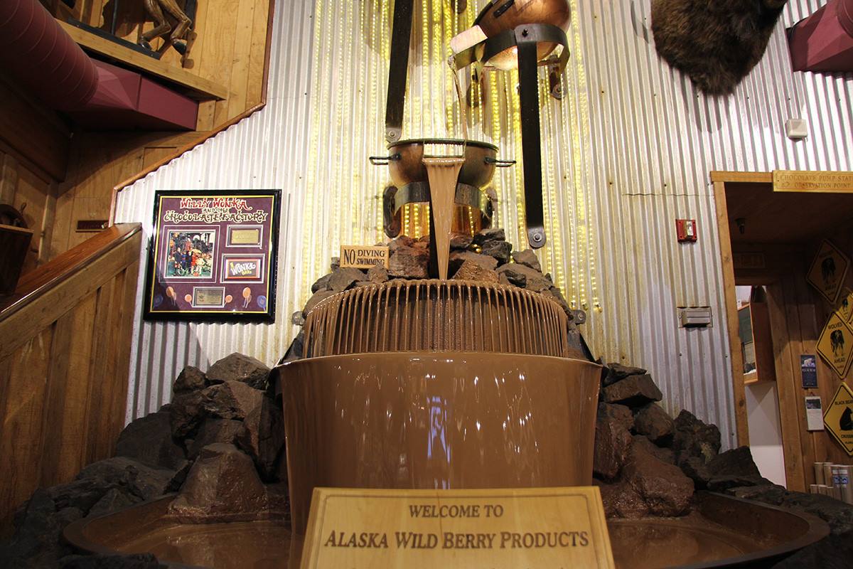 Visit The World’s Largest Chocolate Waterfall In Alaska