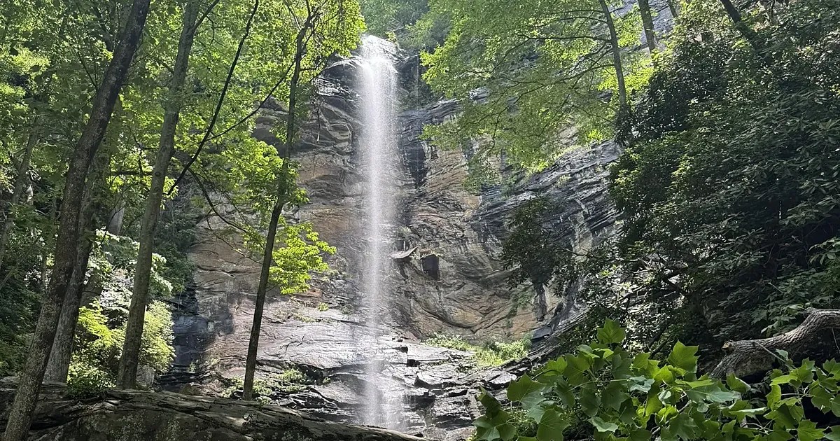 Rainbow Falls Trail In South Carolina Leads To A Hidden Waterfall
