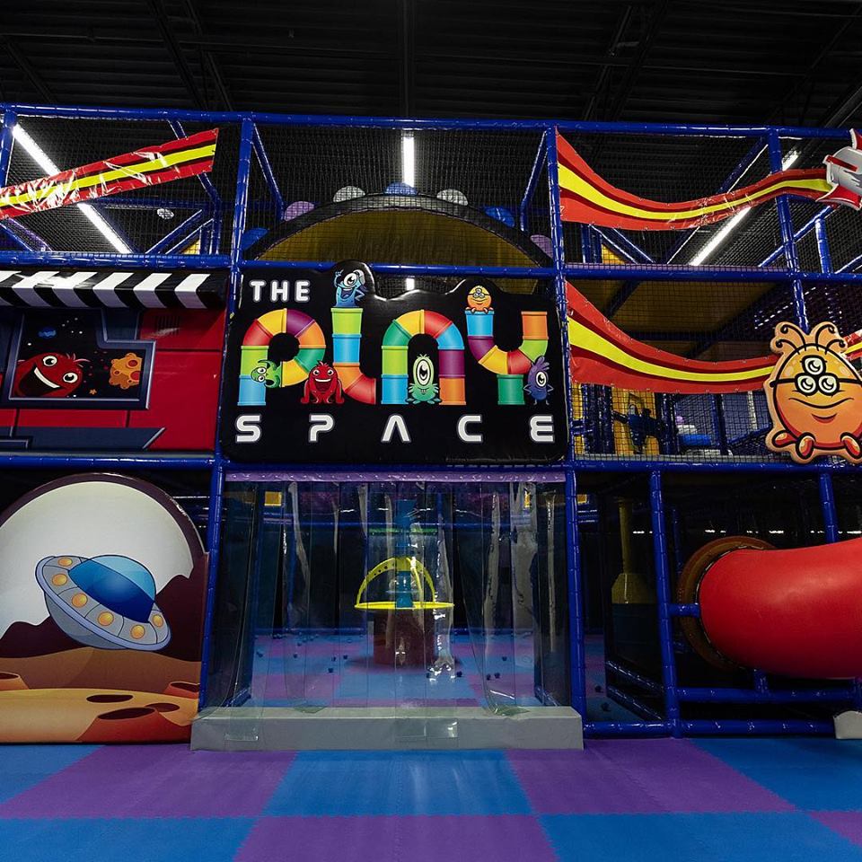 The Play Space Is A Space-Themed Indoor Playground In Texas
