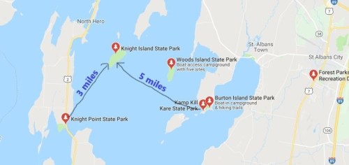 Explore Knight Island State Park in Vermont