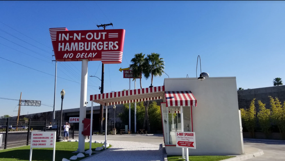 The Replica Of The First In-N-Out Burger In Southern California