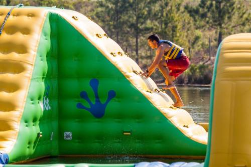 Have A Blast At This Inflatable Water Park In South Carolina