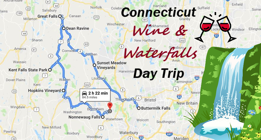 Explore Connecticut's Wine Trail and Waterfalls