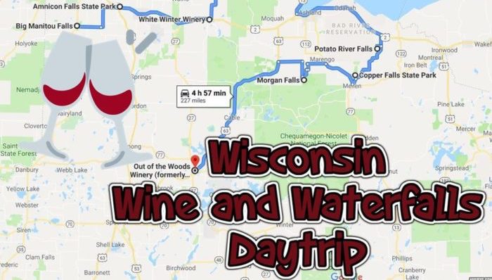 Take This Exciting Wine And Waterfalls Road Trip In Wisconsin