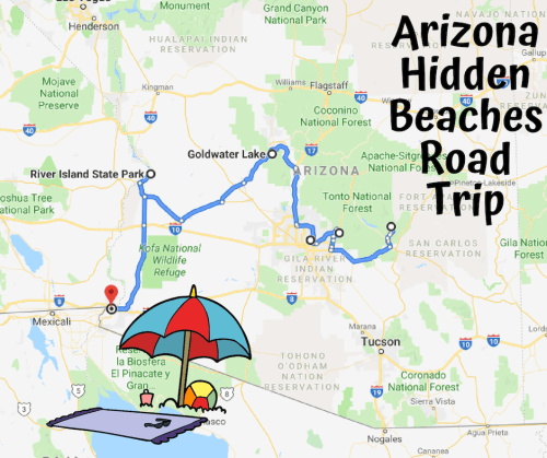 Summer Road Trip To The 6 Best Hidden Beaches In Arizona