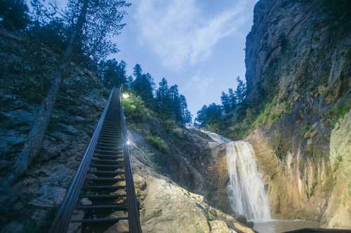 Restaurant 1858 Is A Beautiful Waterfall Restaurant In Colorado