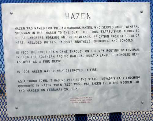 The Tiny Town Of Hazen, Nevada Has A Terribly Creepy Past