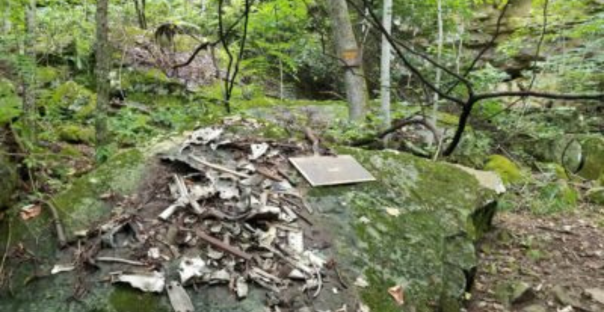 Round Top Mountain Is Home To A Plane Crash Hike In Arkansas