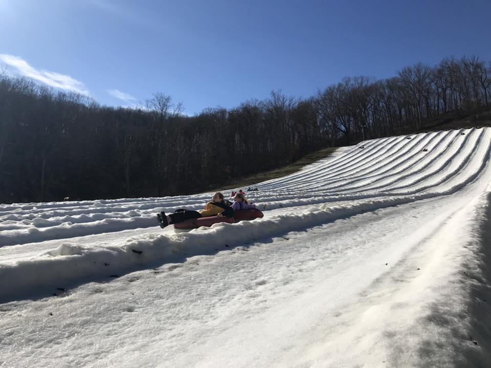 Go Snow Tubing In Missouri At The State's Longest Tubing Run