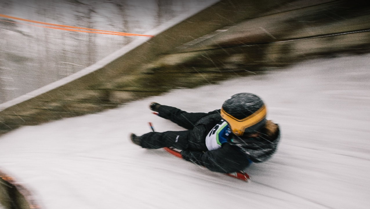 Luge Sledding In Michigan