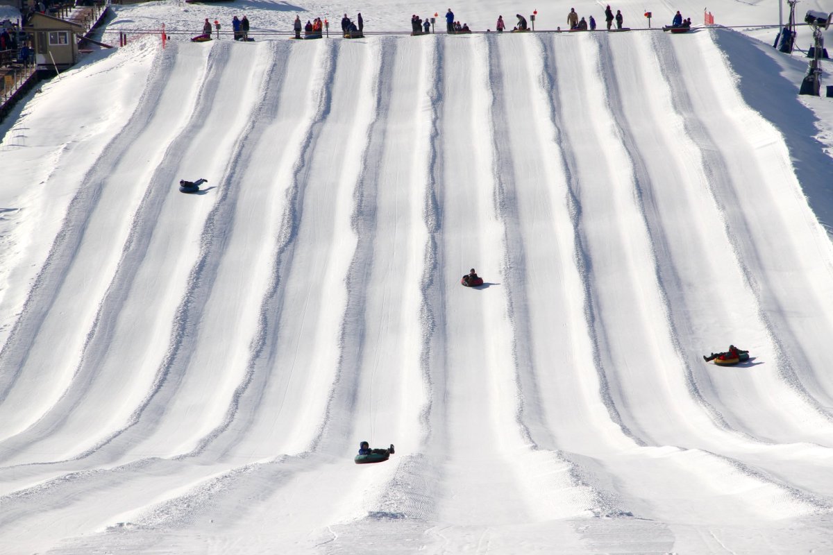 Perfect North Slopes Is The Largest Snow Tubing Run In Indiana
