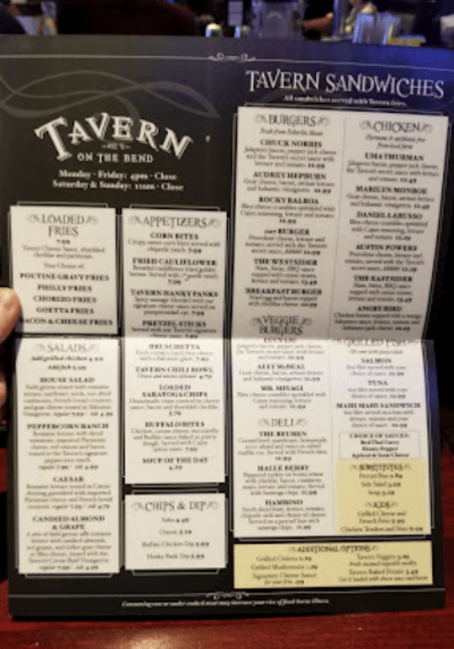 Tavern On The Bend In Cincinnati Has A Tasty Menu With Something For Everyone