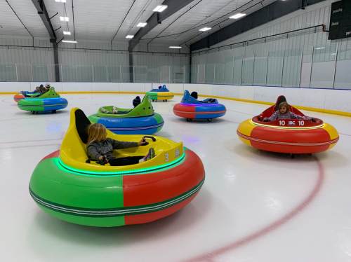 Michigan's Garden Ice Arena Offers Epic Bumper Cars On Ice