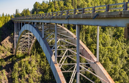 Hurricane Gulch Bridge In Alaska: One Of The Tallest In The State