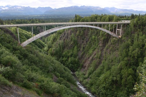 Hurricane Gulch Bridge In Alaska: One Of The Tallest In The State