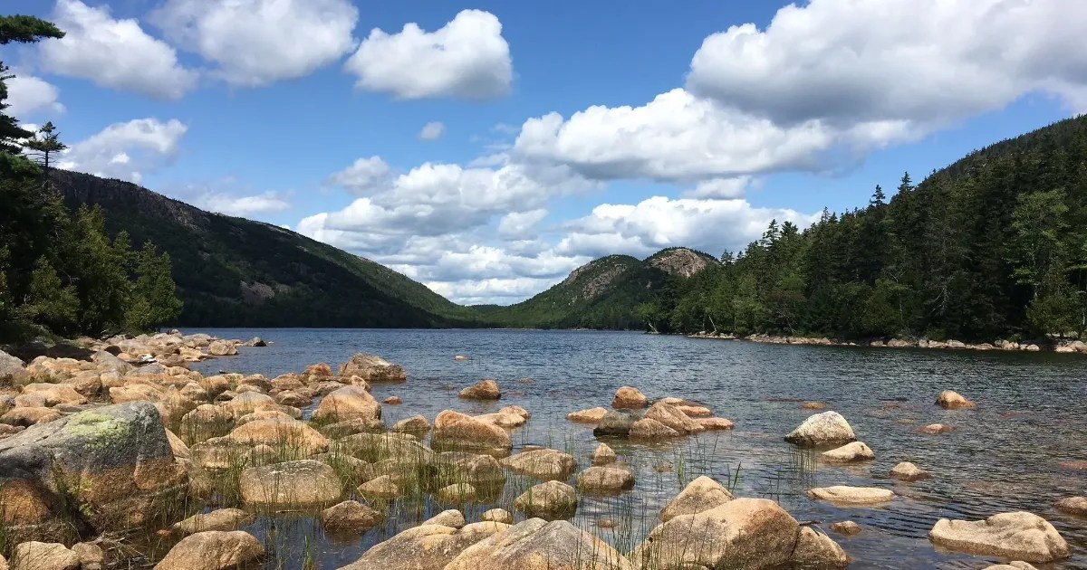 The Jordan Pond Loop Trail In Maine Is A Beautiful Spring Hike