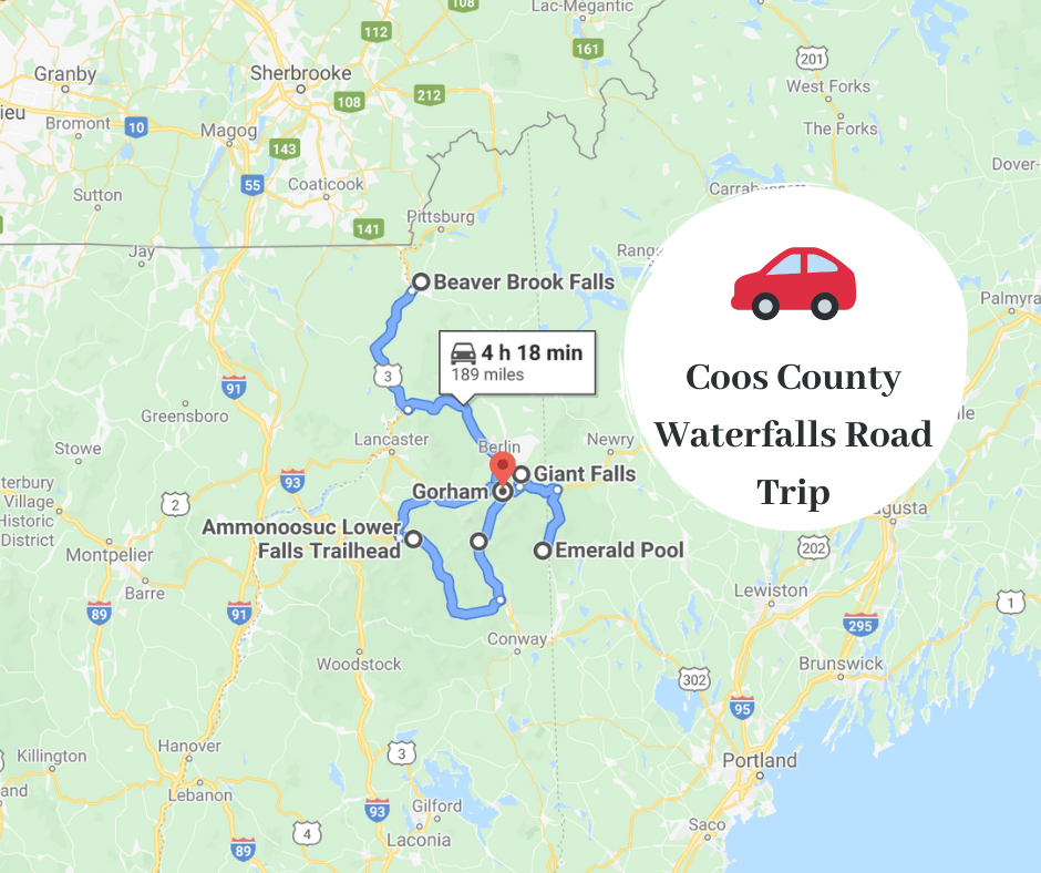 Explore 6 Stunning Waterfalls in Coos County, NH