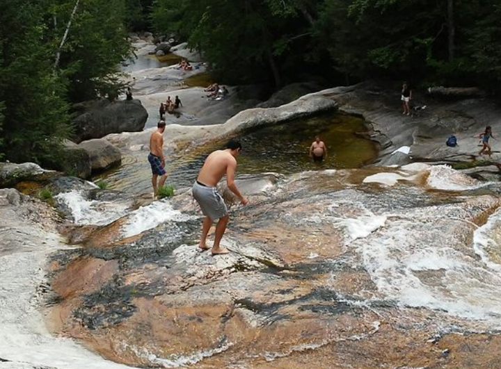 Step Falls Waterfall Is A Natural Waterslide Hidden In Maine