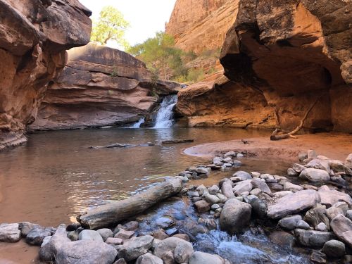 Hike To A Moab Swimming Hole And Waterfall In Utah
