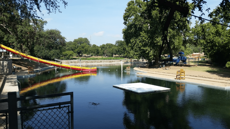 Landa Aquatic Center Is A Spring-Fed Pool In Texas
